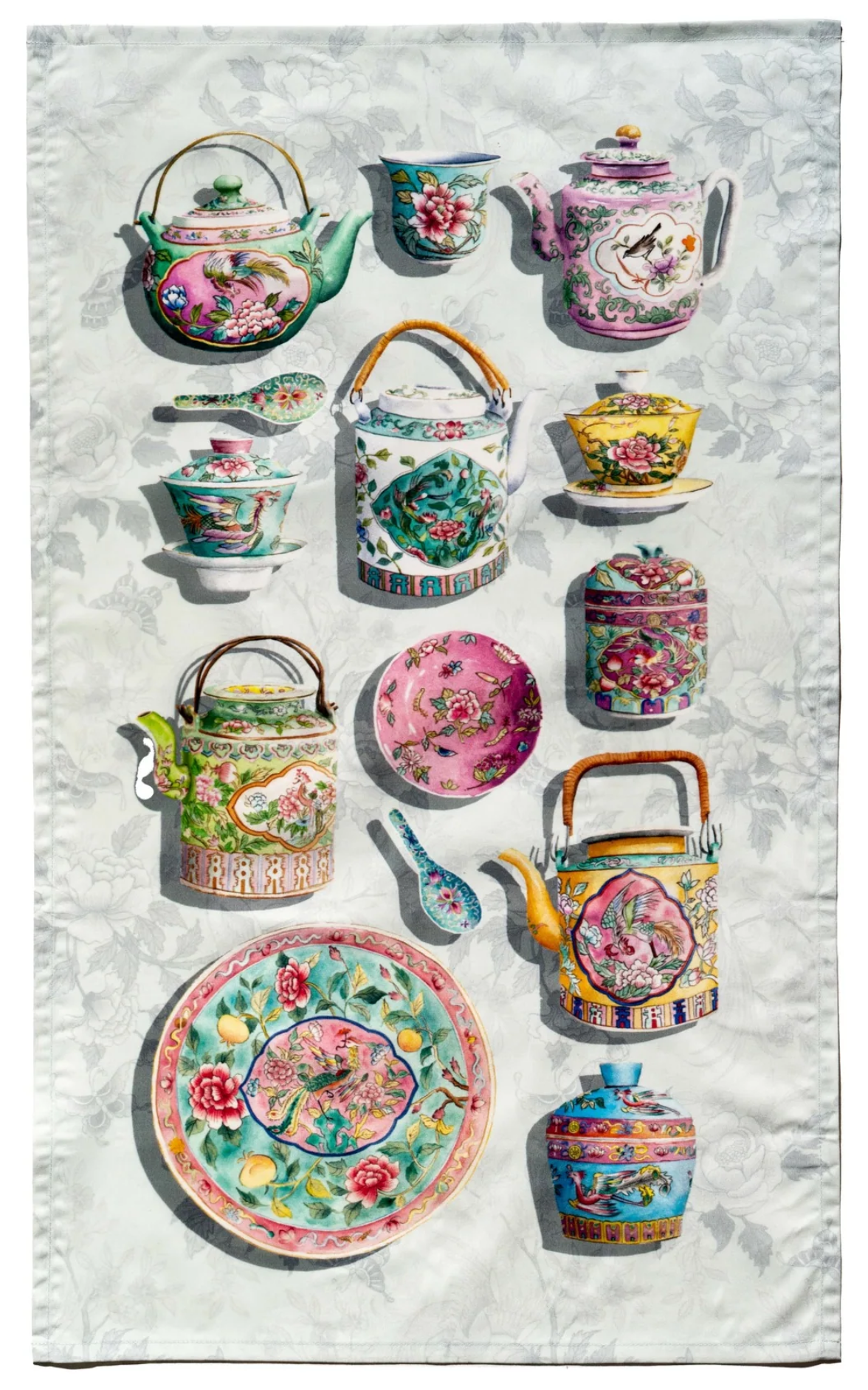 Peranakan Teapots Tea Towel – Suterwala's